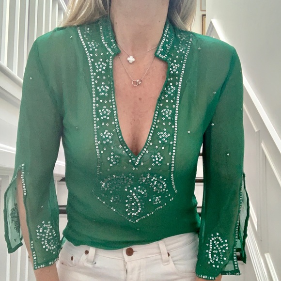 BCBGMaxAzria | Tops | Bcbg Silk Top | Poshmark